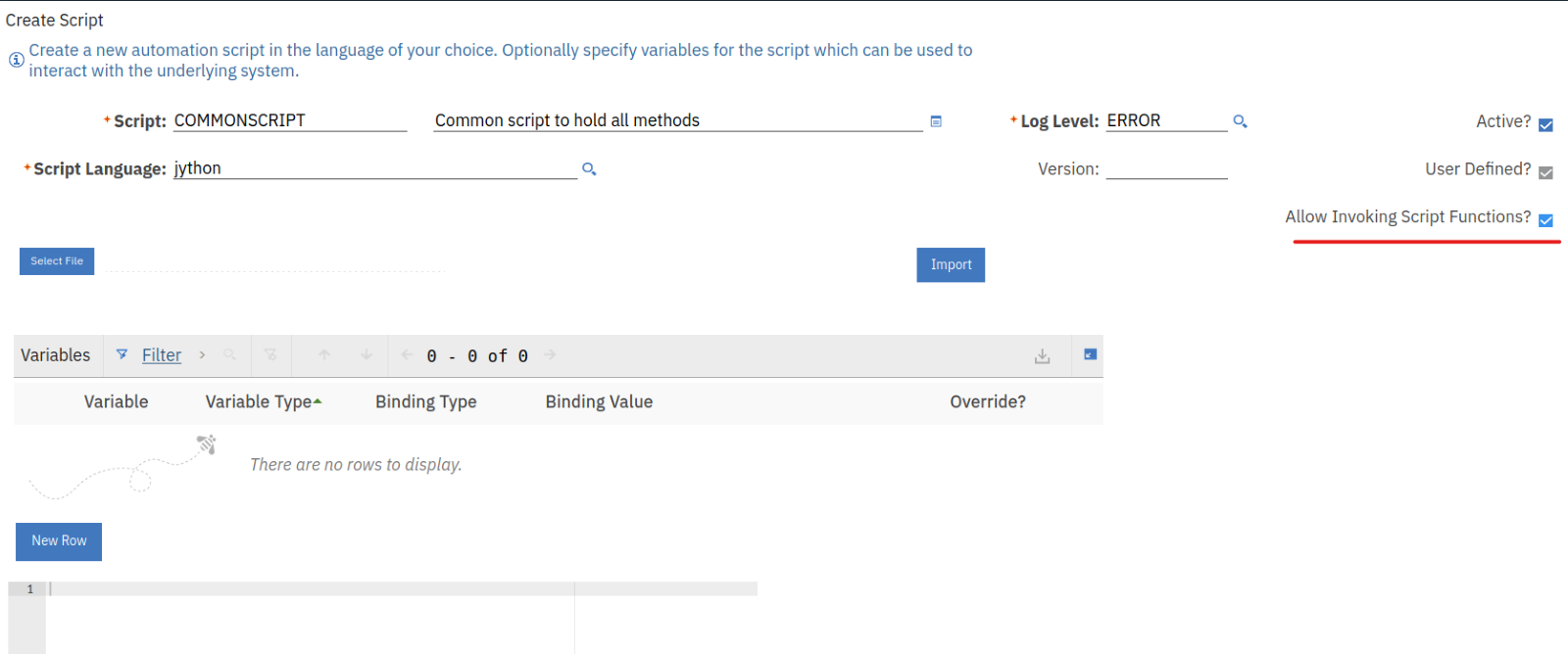 Calling Methods from another Automation Script in Maximo